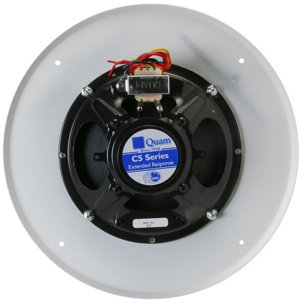 Quam C5/B70/W 8" Speaker Screw-through Baffle 4W-70V