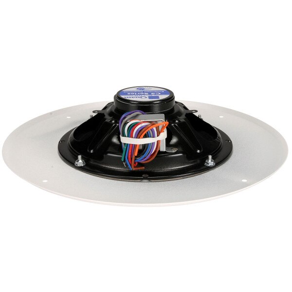 Quam C5/BU/W 8" Commercial Ceiling Paging Speaker Screw-through Baffle ...