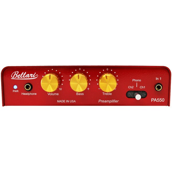Bellari PA550 3-Channel Phono Preamp and Headphone Amp with RIAA ...
