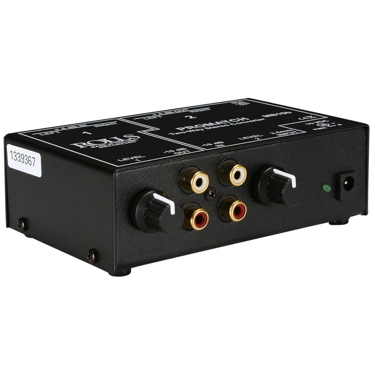 Rolls MB15b ProMatch Balanced/Unbalanced Converter 3.5mm/RCA/XLR