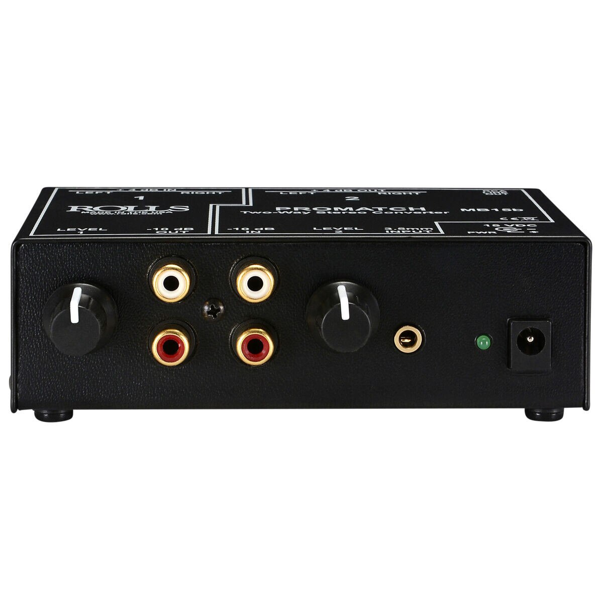 Rolls MB15b ProMatch Balanced/Unbalanced Converter 3.5mm/RCA/XLR