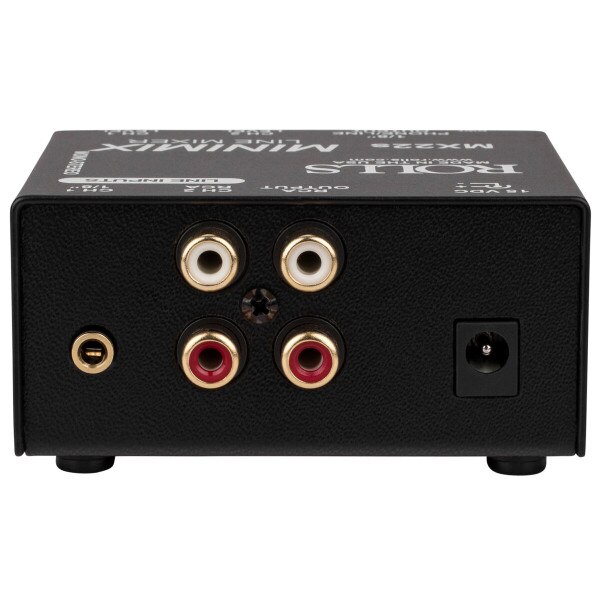 Rolls MX22s MiniMix 2 Channel 3.5 mm and RCA Mini Line Mixer
