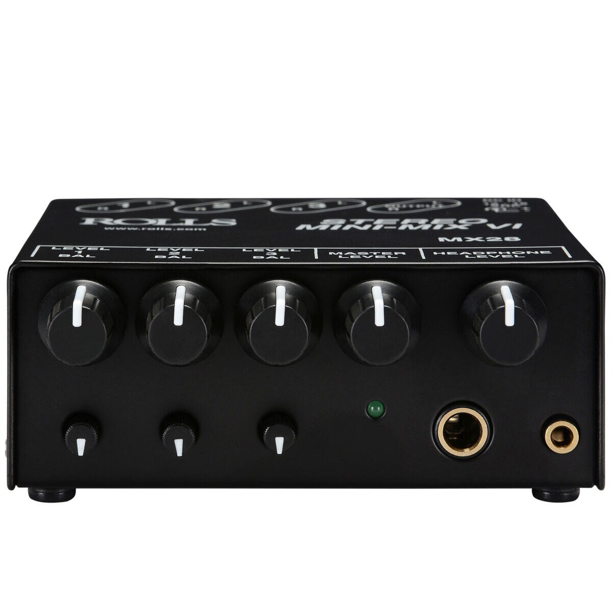 Rolls MX28 MiniMix VI 3 Channel Stereo Mini Line Mixer