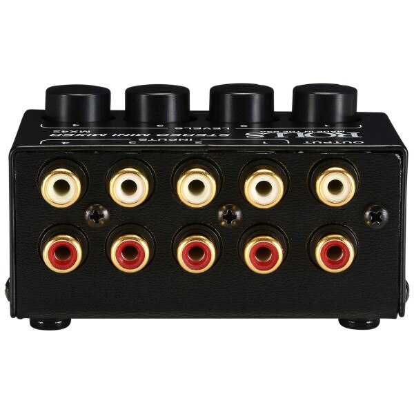 Rolls MX42 4 Channel Stereo Passive Mini Line Mixer RCA In/Out