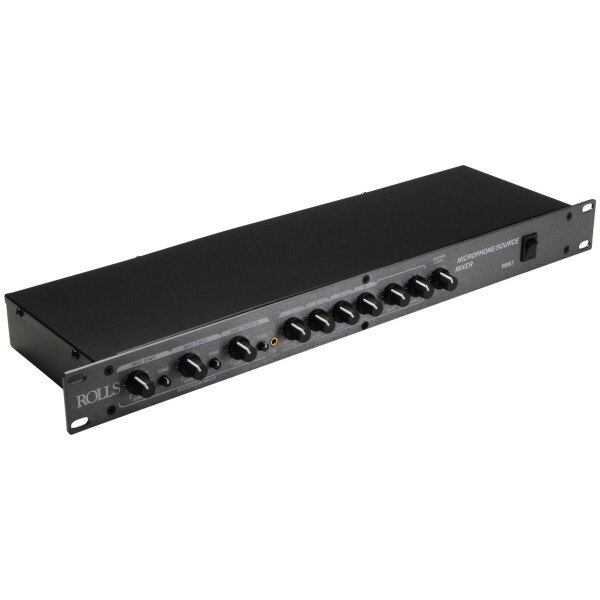 Rolls RM67 Rack Mount Mic/Line Mixer 3 XLR/4 RCA 1U
