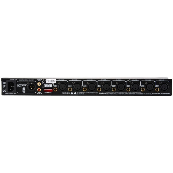 Rolls RM82 Rack Mount 8 Channel Mic/Line Mixer 1U