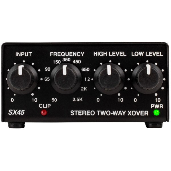 Rolls SX45 Stereo Two-Way Mini Crossover w/Sub Output