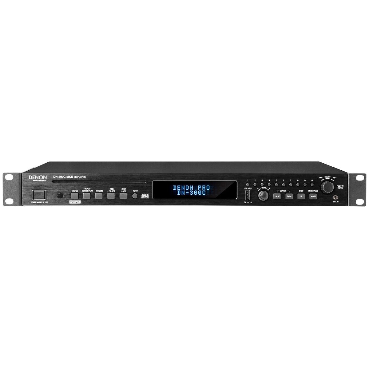 Denon DN-300CMKII Rack Mount CD / Media Player with Tempo Control