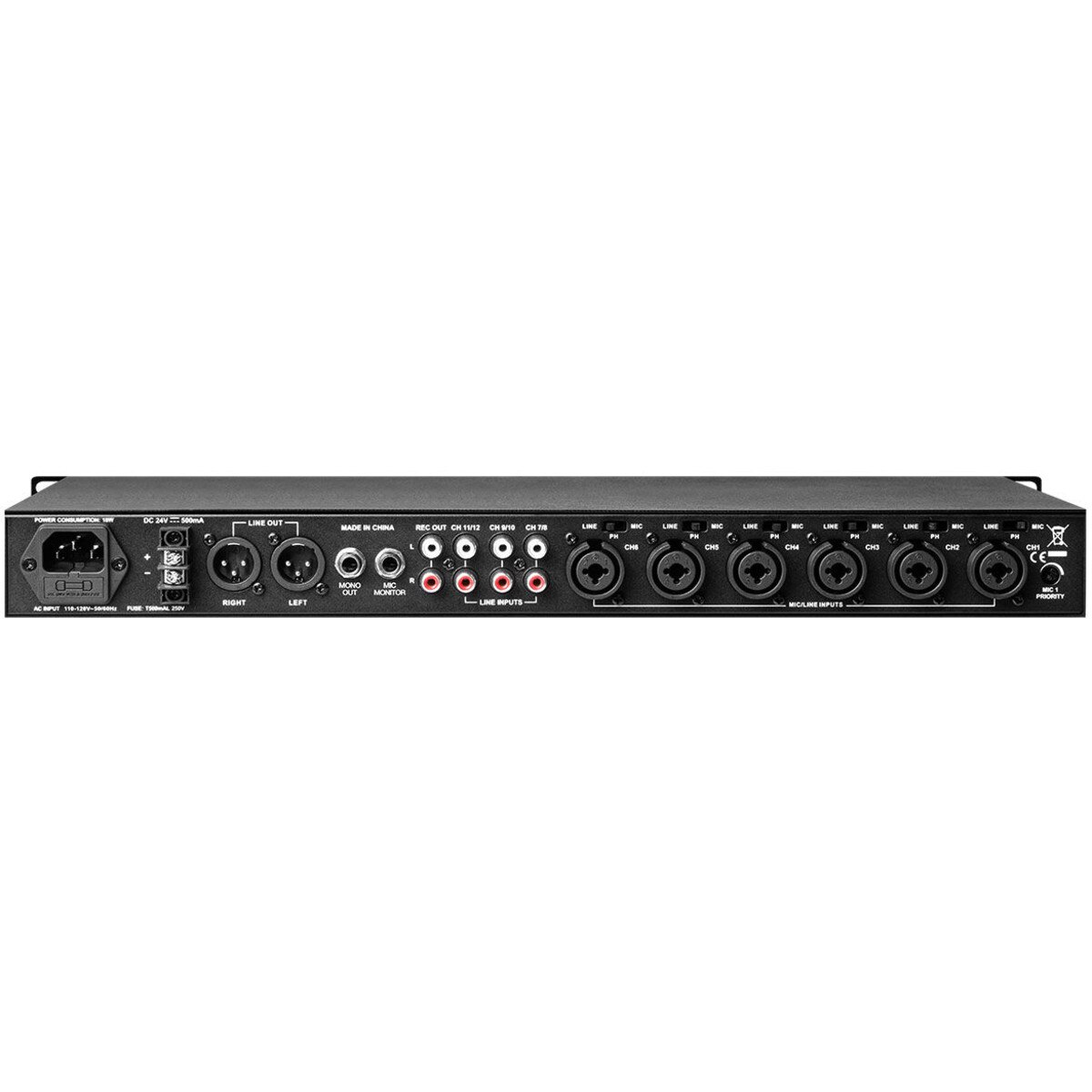 Denon DN-312X Rack Mount 12-Channel Line Mixer