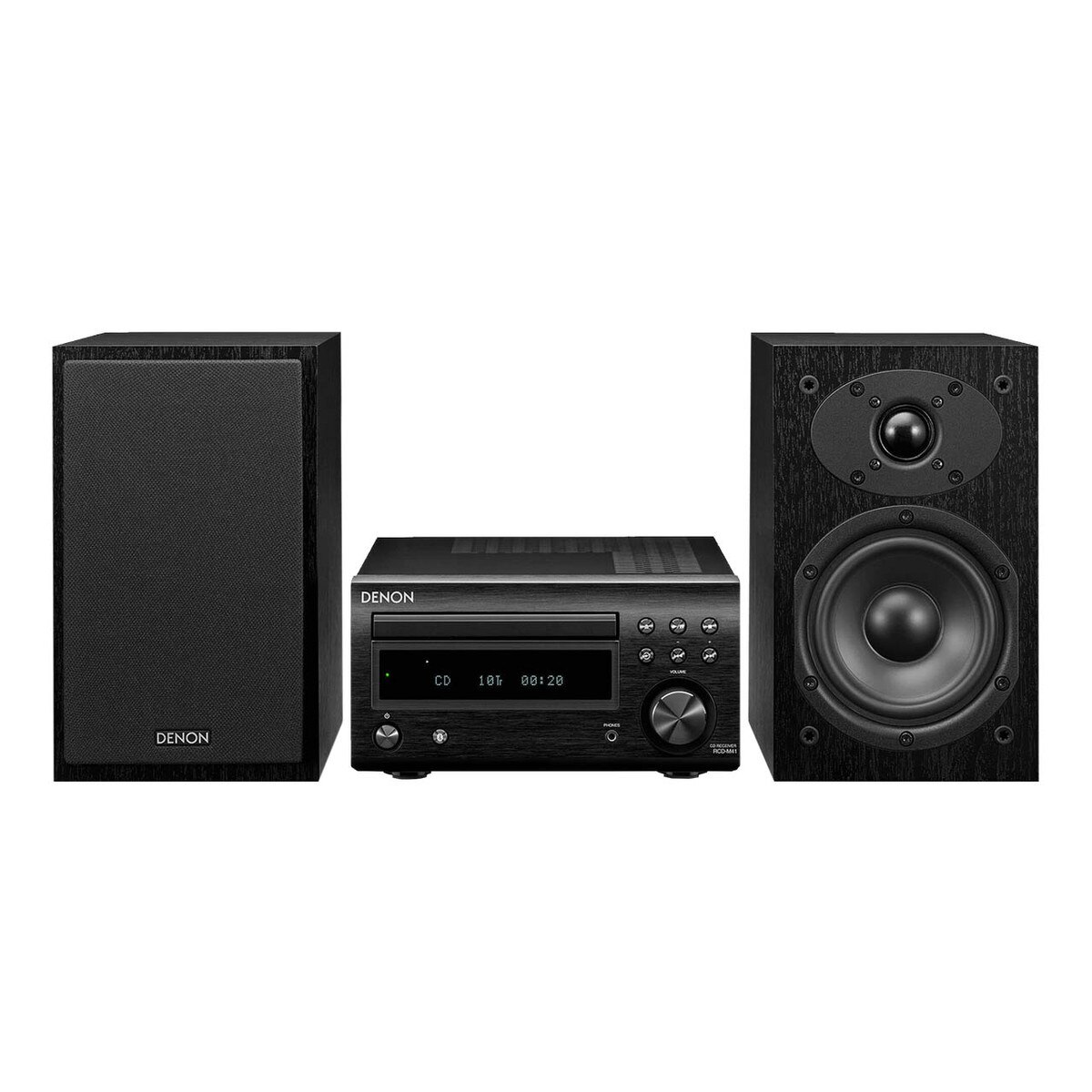 Denon DM-41SBK Micro Hi-Fi Stereo System with CD Player