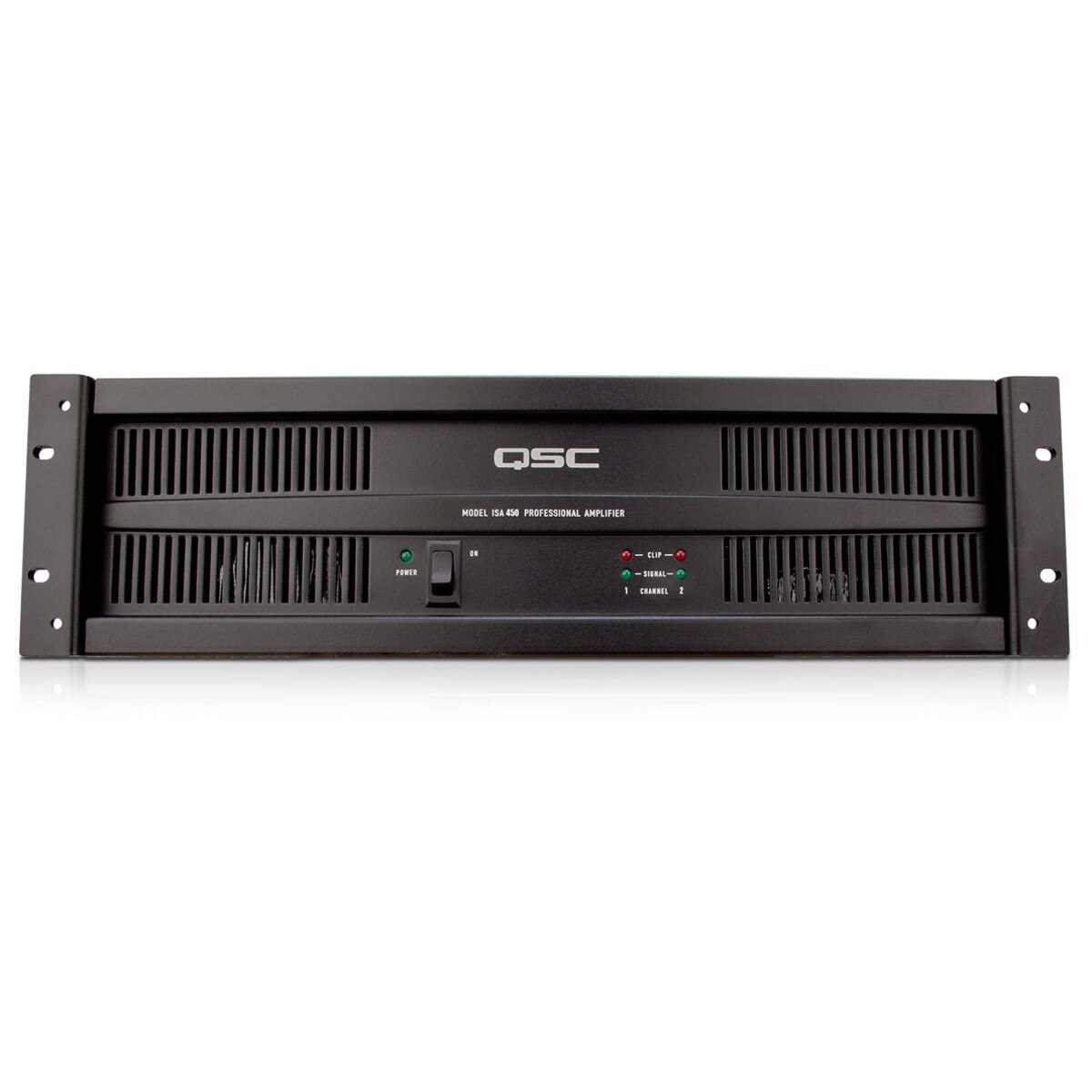 QSC ISA450 2-Ch Power Amplifier with 260 WPC at 8 Ohms