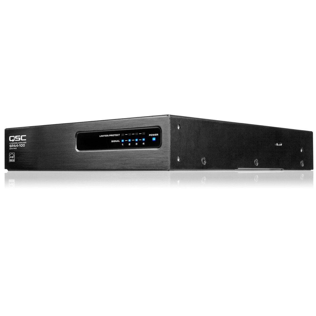 QSC SPA4-100 4-Ch ENERGY STAR Power Amplifier 70V / 100V / 8 Ohm / 4 ...