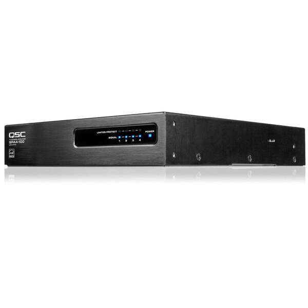 QSC SPA Series SPA4-100 4 Channel EnergyStar 70V/100V/8 Ohm/4 Ohm Amplifier