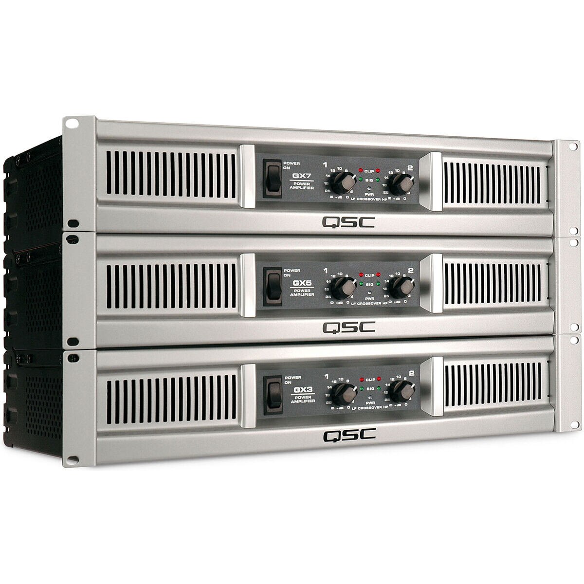 QSC GX5 Power Amplifier 500 Watts/ch at 8 ohms