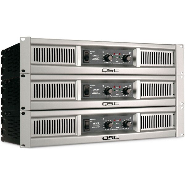 QSC GX5 Power Amplifier 500 Watts/ch at 8 ohms