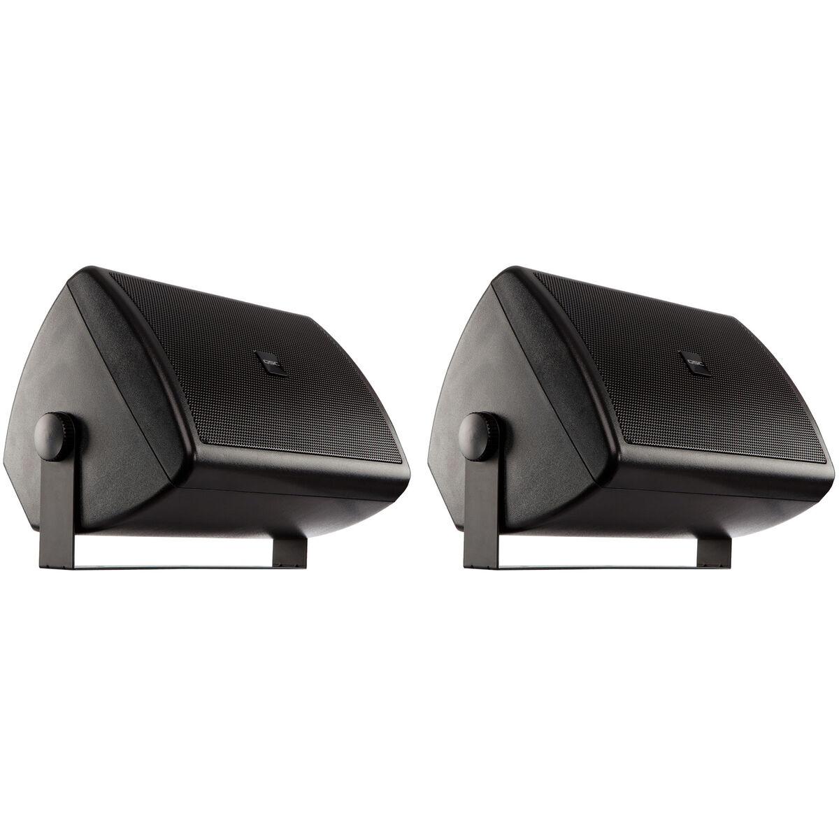 QSC AC-S6T-BK 6-1/2" Two-Way Surface Mount Speaker Pair 70V / 100V / 8 ...