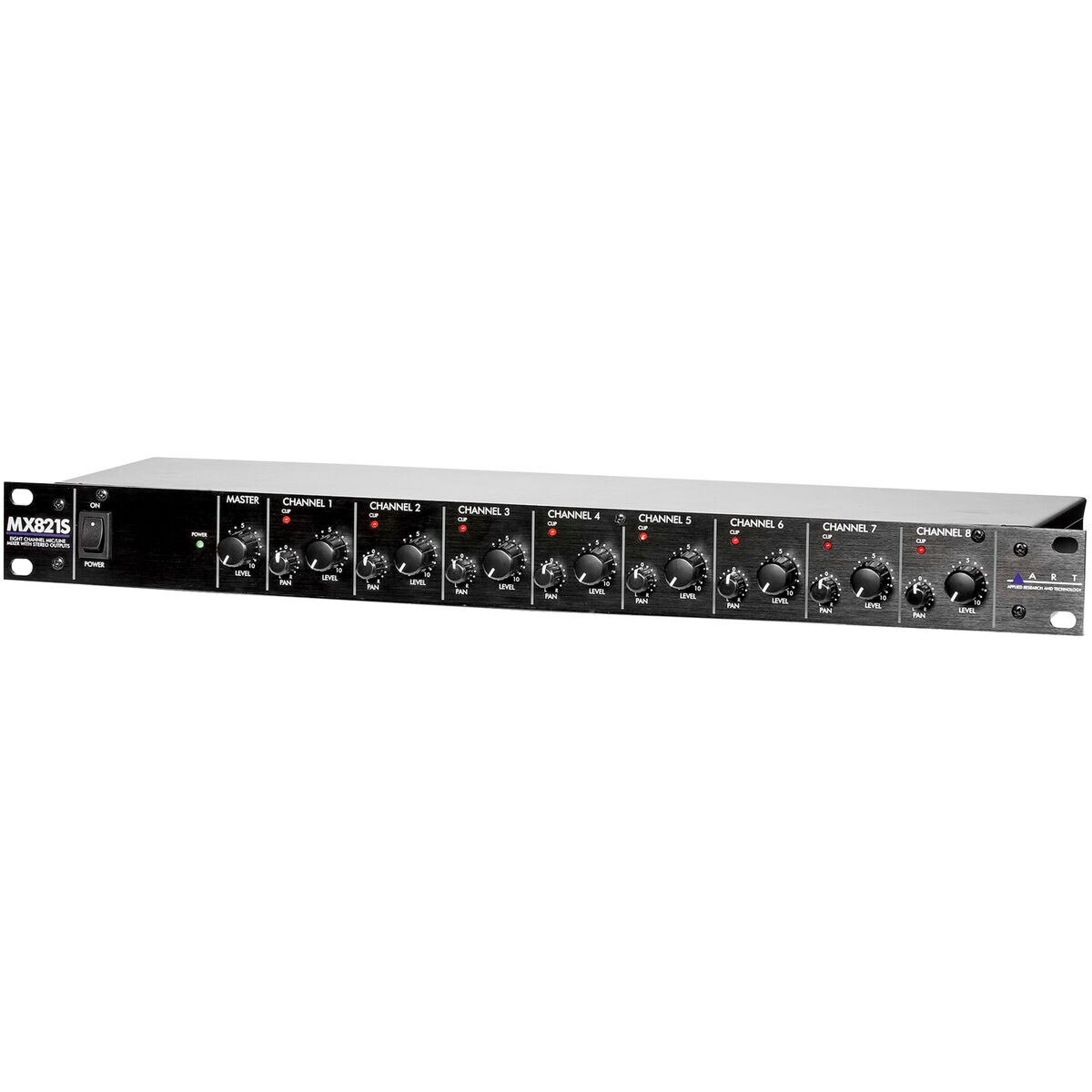 ART MX821S 8-Channel Rack Mount Mic / Line Mixer