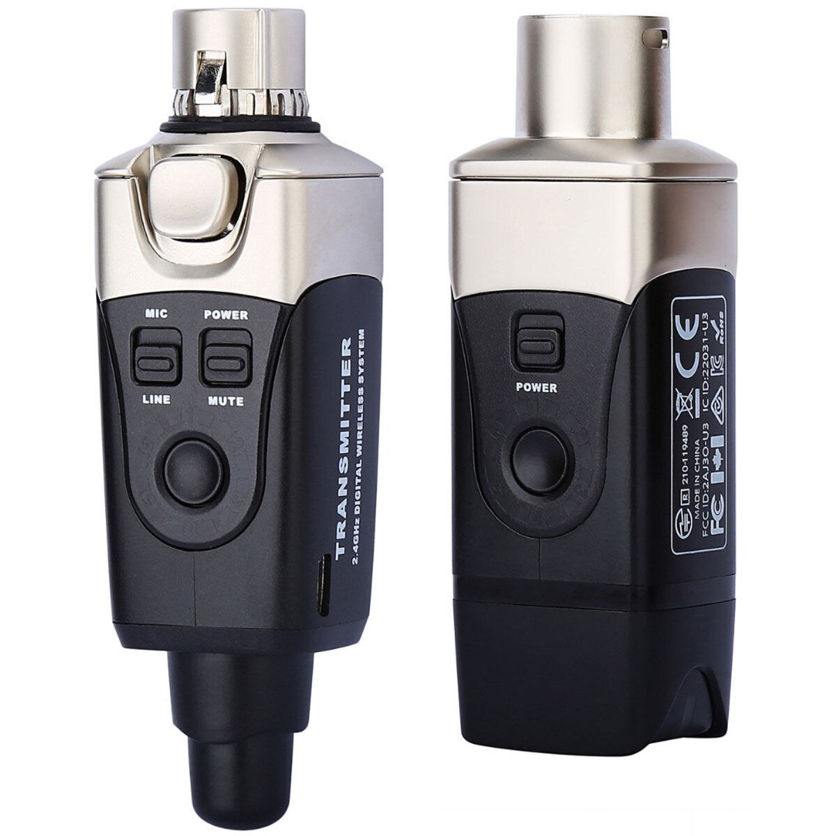 XVIVE U3 2.4GHz Wireless Microphone System with XLR Transmitter and XLR ...