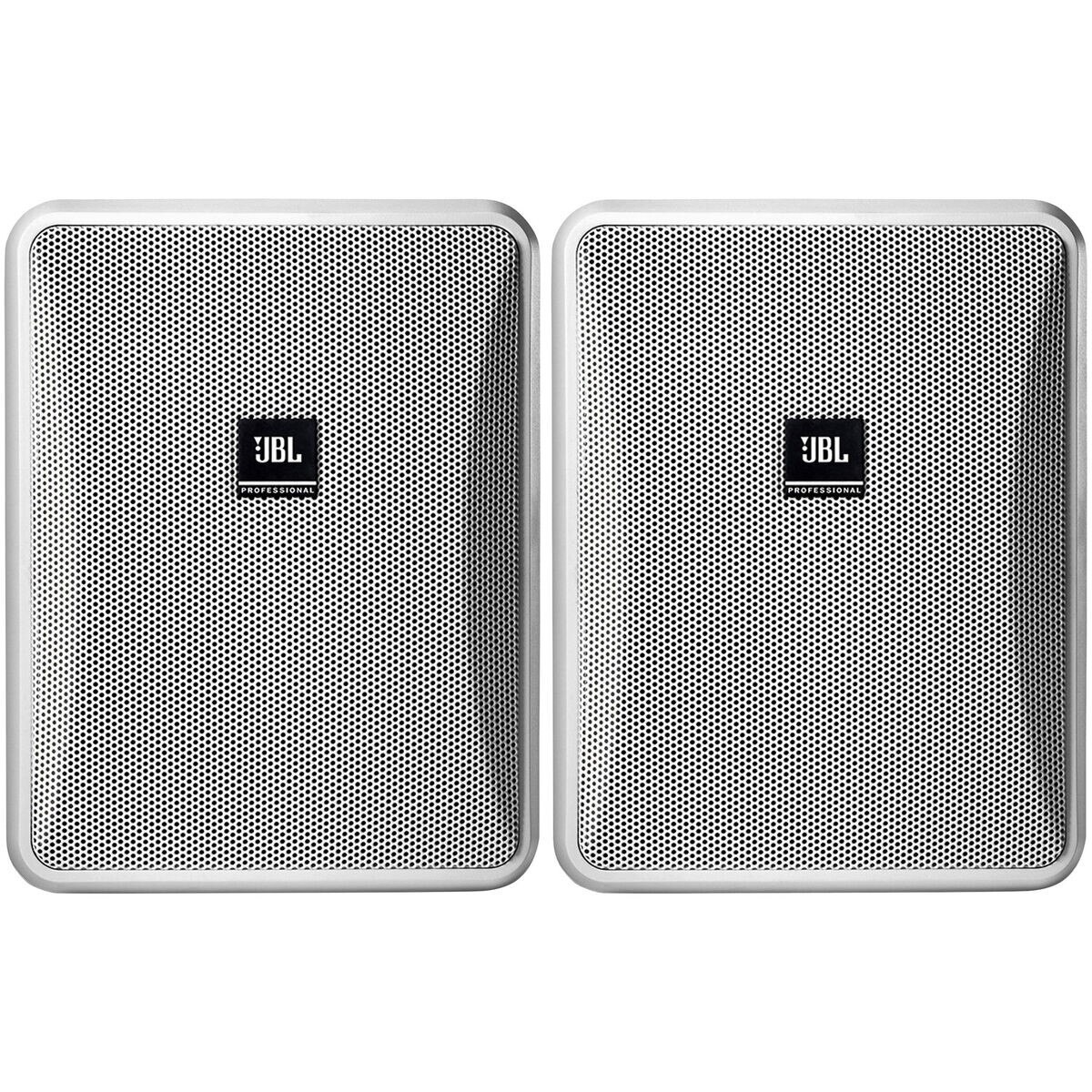 JBL Control 25-1-WH 5" 2-Way Indoor/Outdoor Speaker Pair 70V / 100V / 8 ...