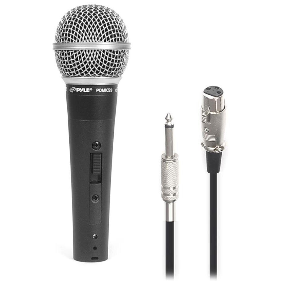 Pyle PDMIC59 Professional Handheld Unidirectional Dynamic Microphone ...