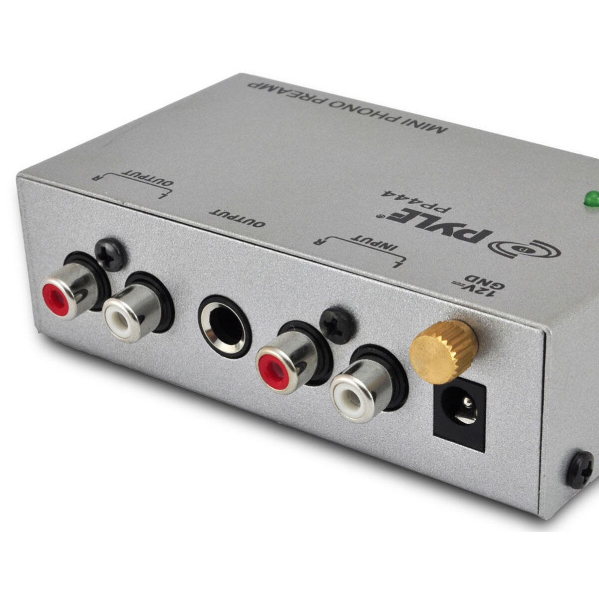 Pyle PP444 Ultra-Low Noise Compact Turntable Phono Preamp