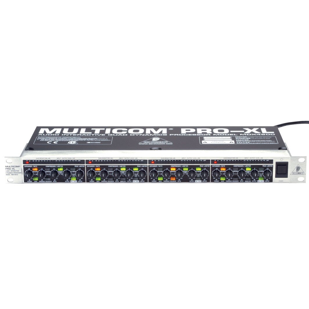 Behringer MDX4600 MultiCom Pro-XL 4-Ch Comp/Exp/Gate
