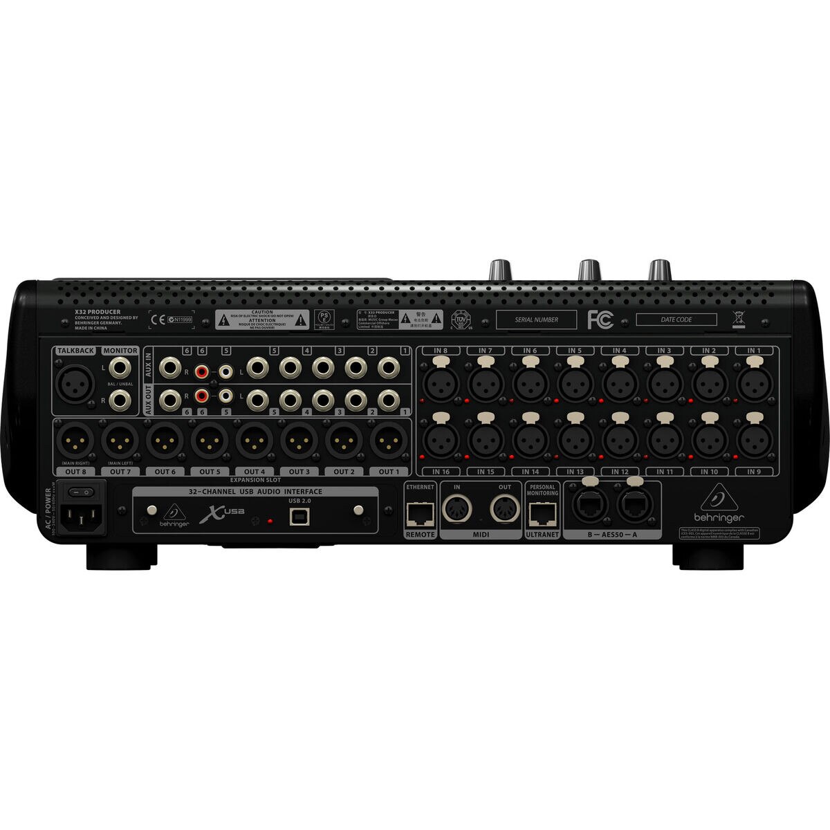 OPEN BOX Behringer X32 Producer 32-Channel Digital Mixing Console Rack ...