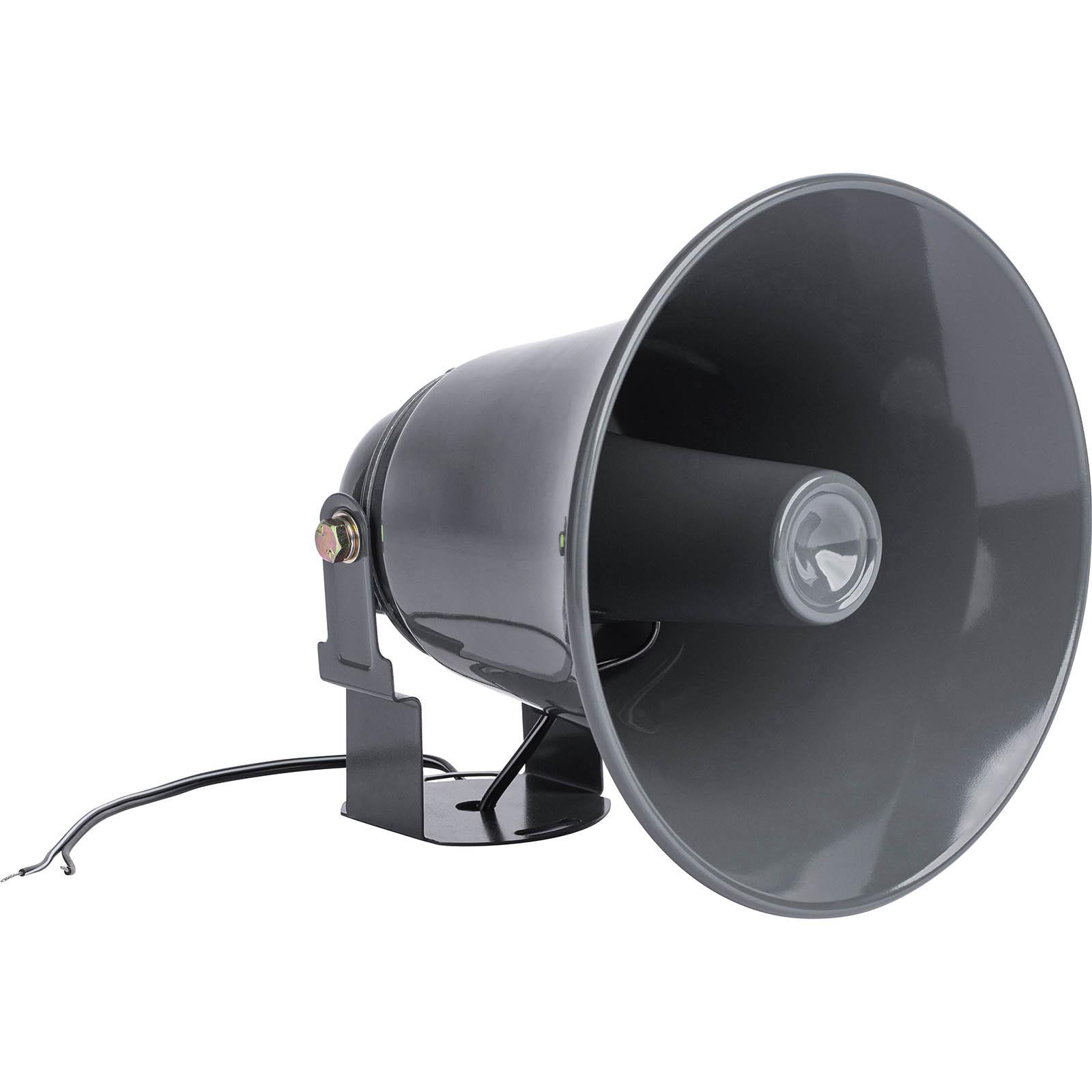 8” Indoor/Outdoor All Steel Public Address Paging Horn Speaker 8 Ohm 25W