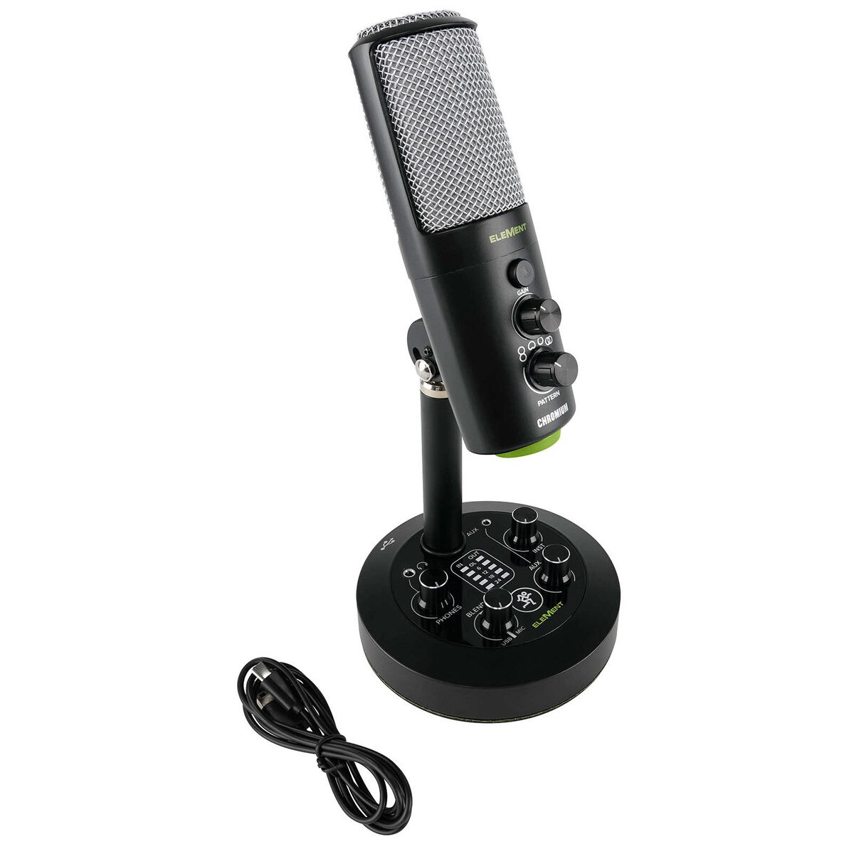 OPEN BOX Mackie CHROMIUM Premium USB Condenser Microphone with Built-in ...