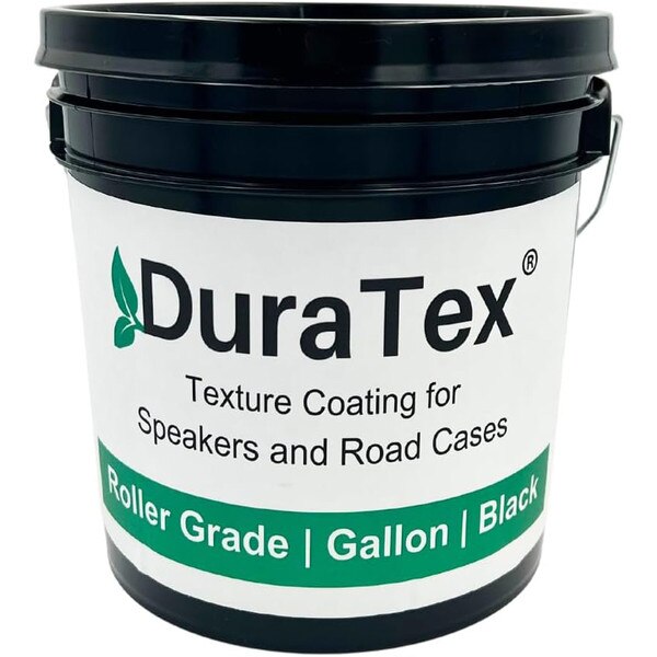 Acry-Tech DuraTex Black 1 Gallon Roller Grade Speaker Cabinet Coating