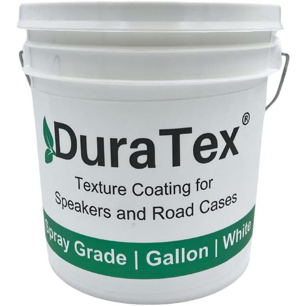 Acry-Tech DuraTex White 1 Gallon Spray Grade Speaker Cabinet Coating