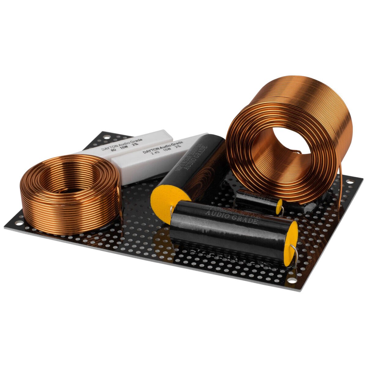 Black Perforated Large Hole Crossover Board Pair 3.5" x 5"