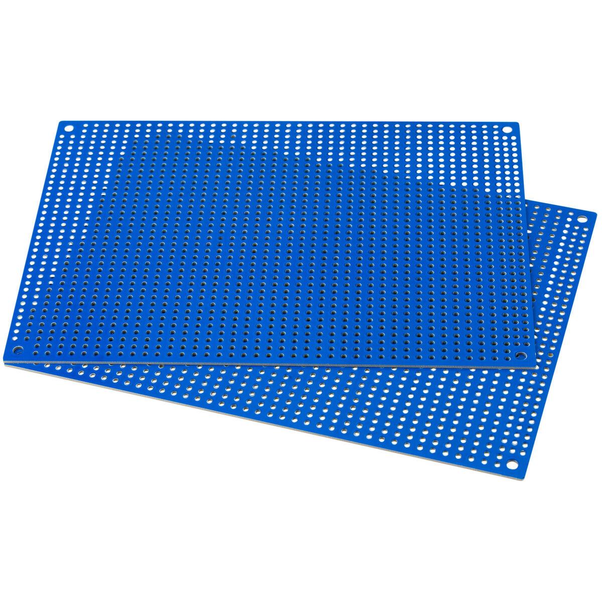 Blue Perforated Large Hole Crossover Board Pair 5" x 7"