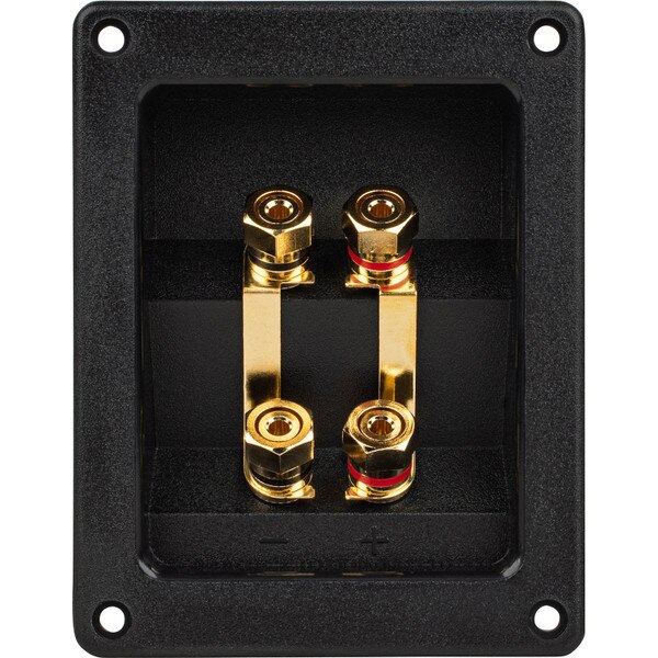 Solen Bi-Amp Speaker Terminal Cup Gold Plated Brass Binding Post Banana ...