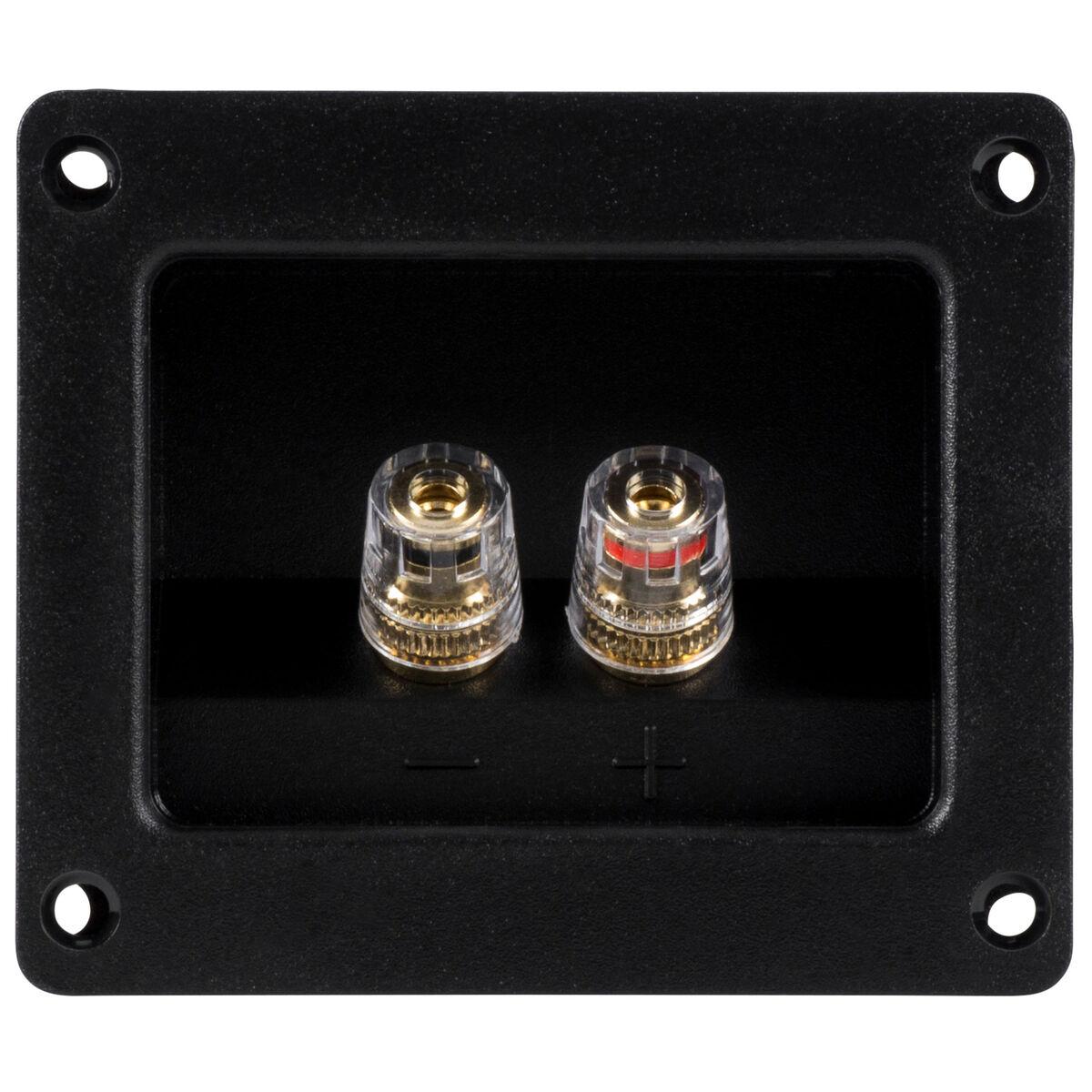 Speaker Terminal Cup Gold Insulated 5-Way Binding Post Banana Jack