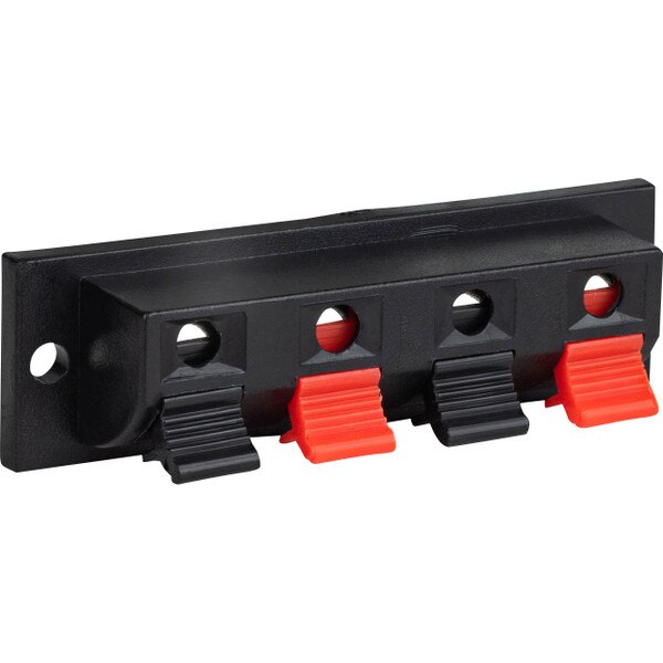 Four Conductor Speaker Spring Terminals