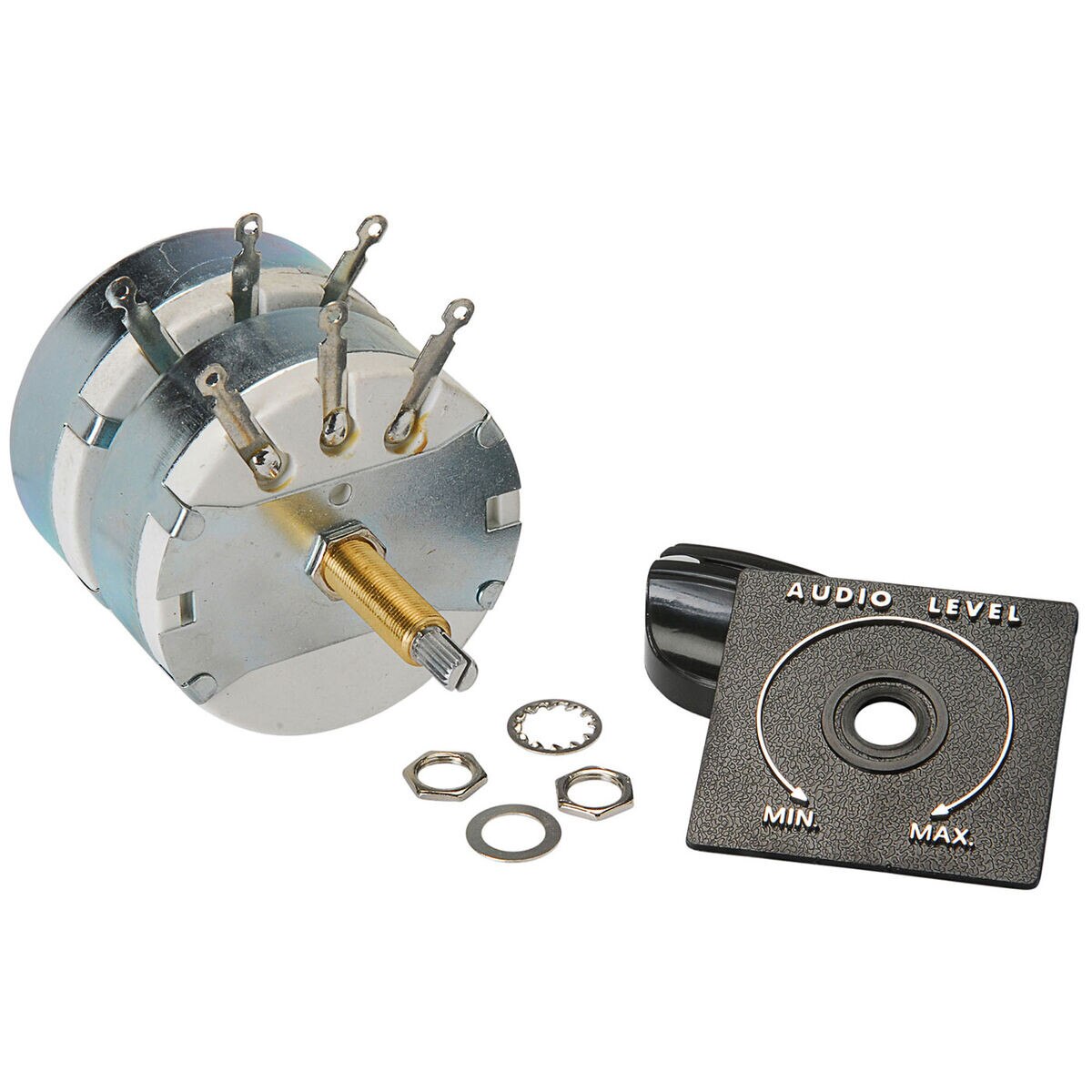 Parts Express Speaker L-Pad Attenuator 100W Stereo 1" Shaft 8 Ohm