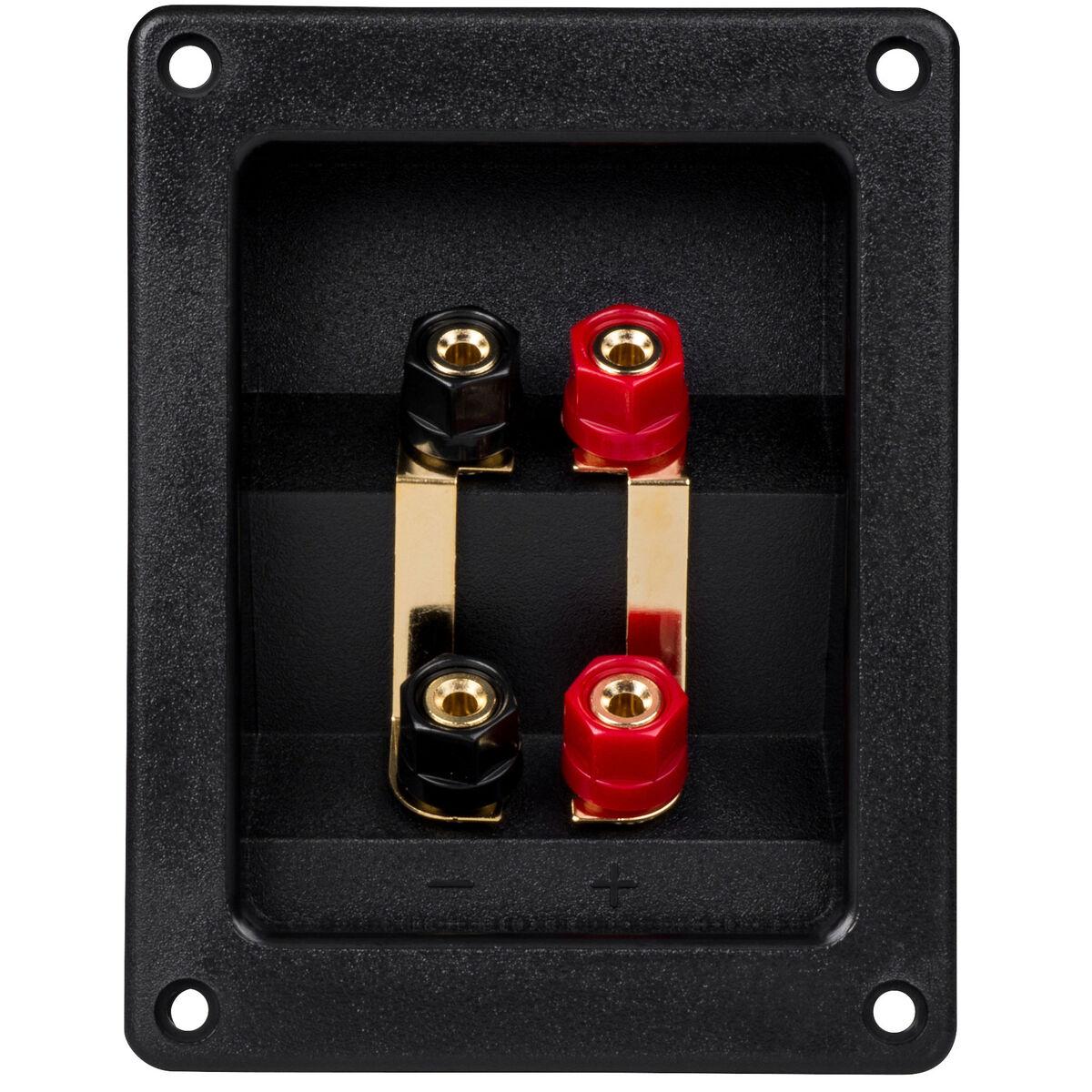 Parts Express Gold Plated Bi-Amp Speaker Wire Terminal Cup Binding Post ...