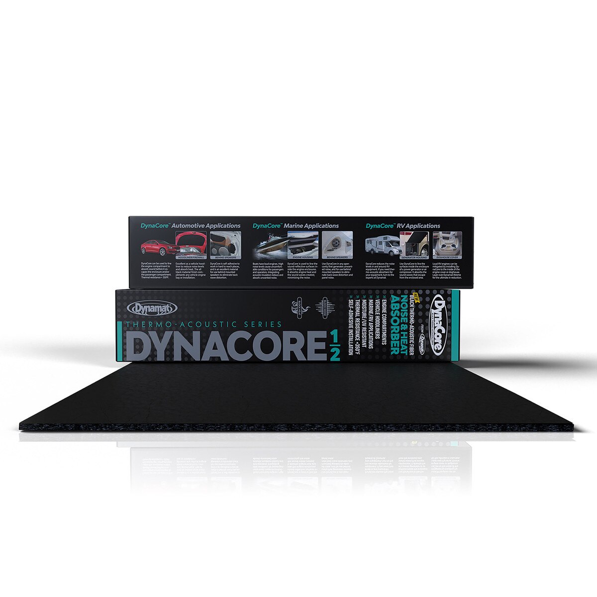 Dynamat Dynacore 11901 1/2" Black Fiber Absorber 32"x54"
