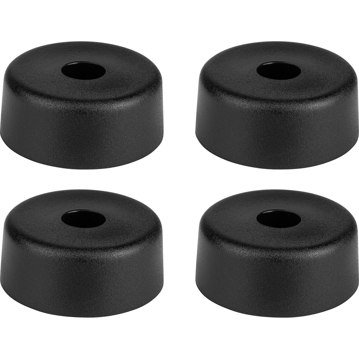 4-Pack Rubber Cabinet Feet 1.57" Dia. x 0.61" H