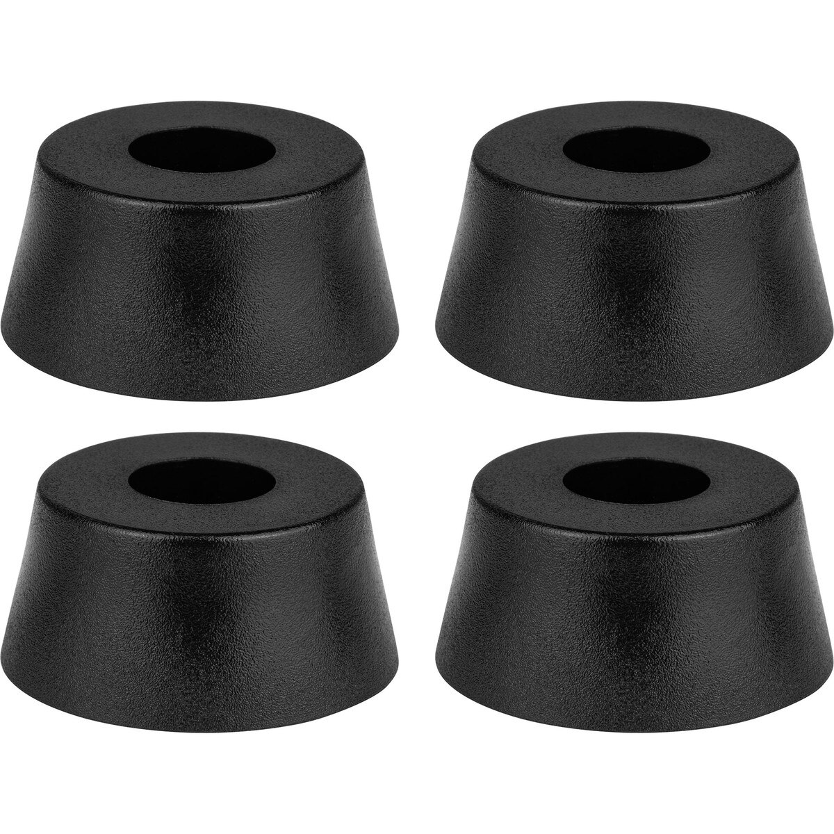 4-Pack Rubber Cabinet Feet 1.7" Dia. x 0.75" H