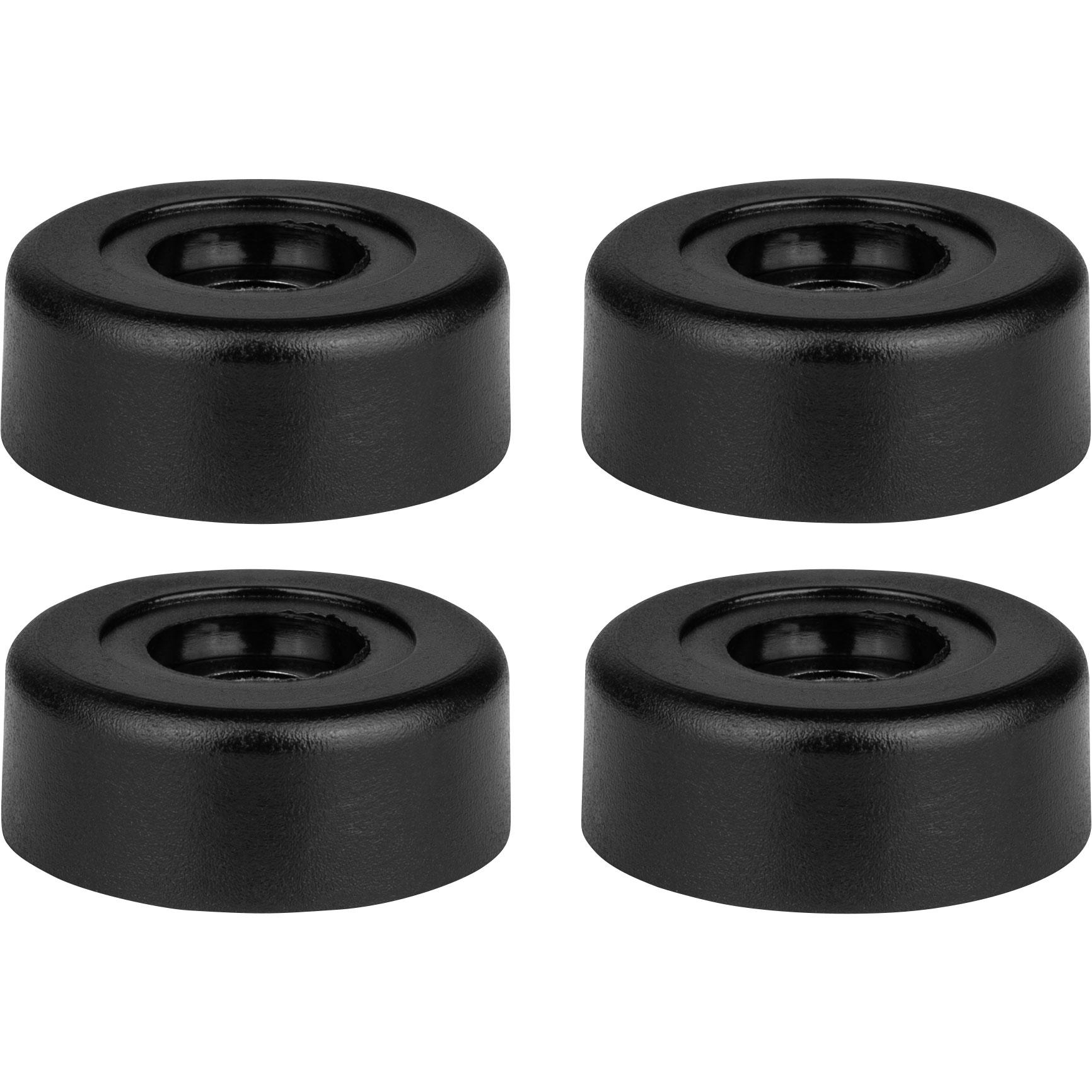4-Pack Rubber Cabinet Feet 1" Dia. x 0.375" H