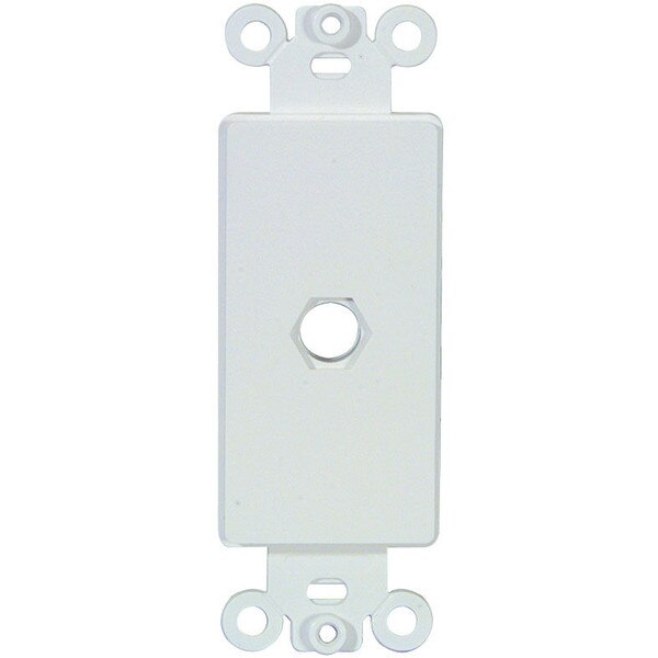 Decora Type Insert One Hole White