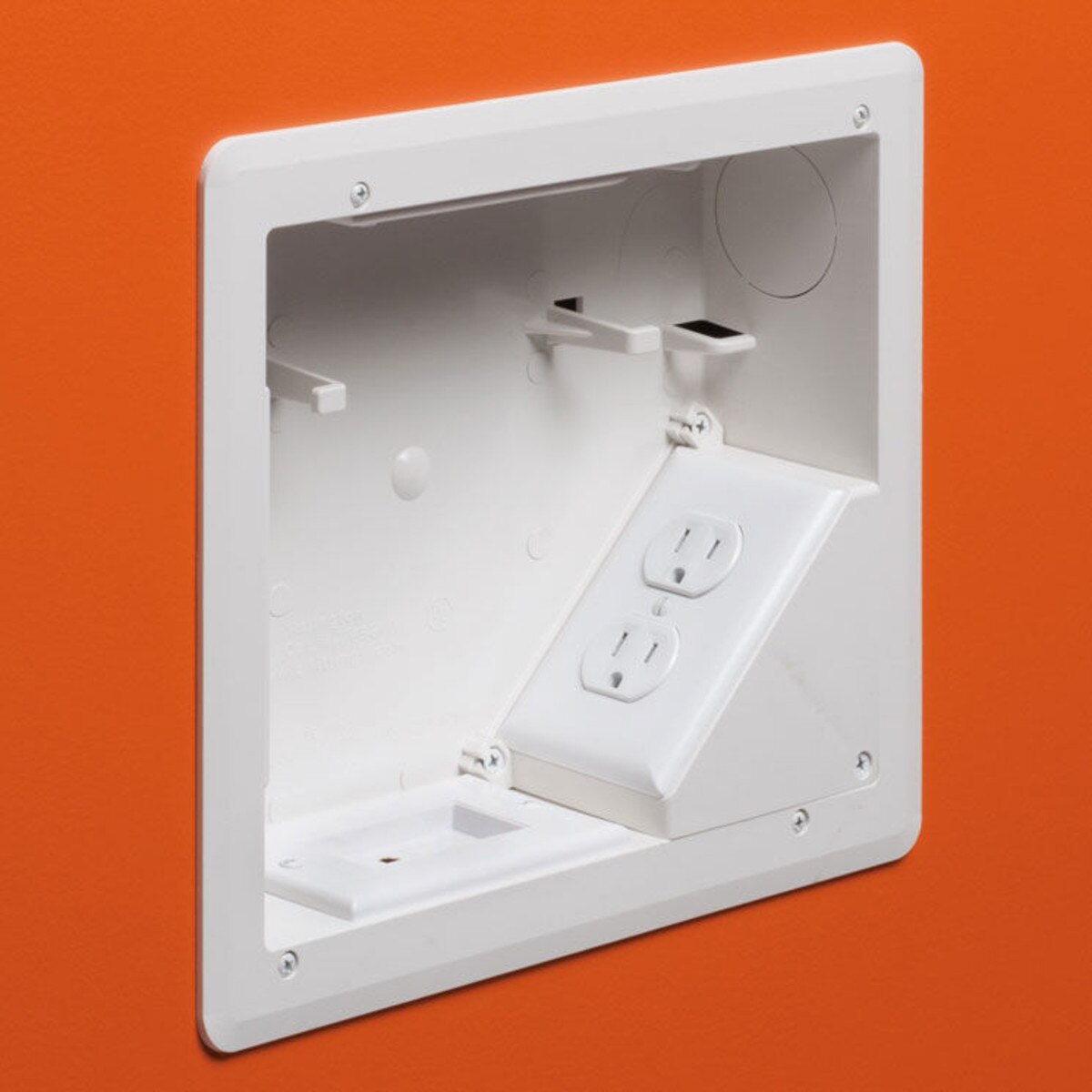 Arlington Industries TVBU810 High/Low Voltage 8 x 10 Recessed TV Box