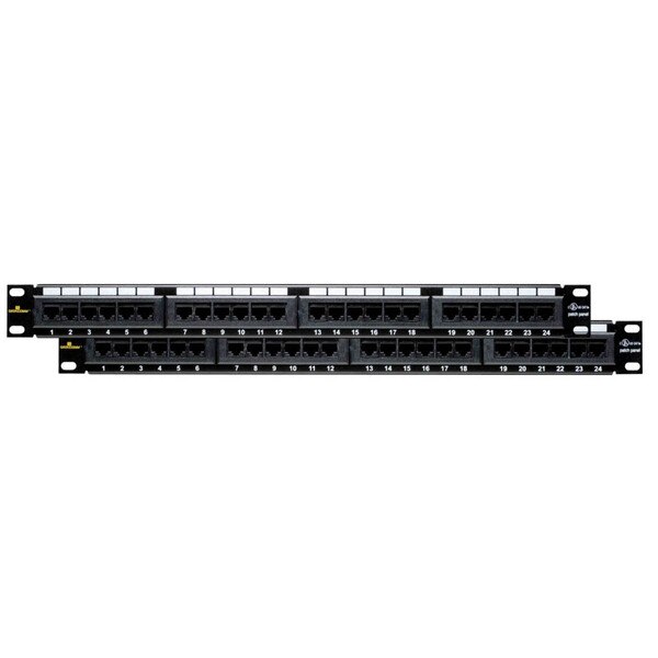 DataComm 20-5624 Cat 6 24-Port Universal Patch Panel
