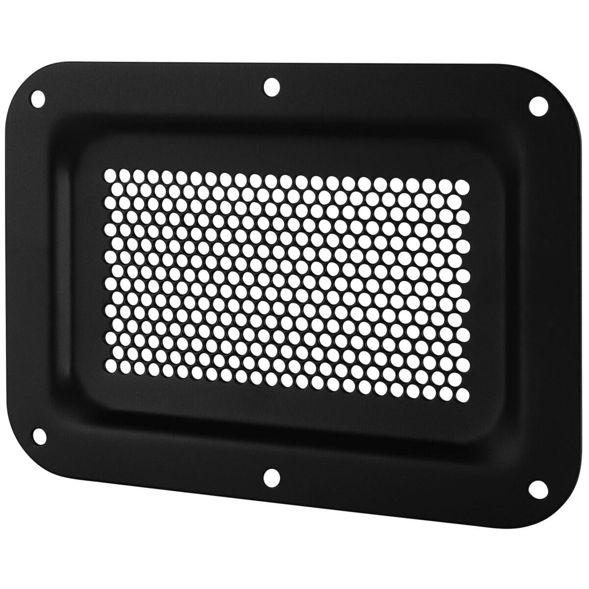 Penn-Elcom D2101K-04 Perforated Dish Black 5" x 7"