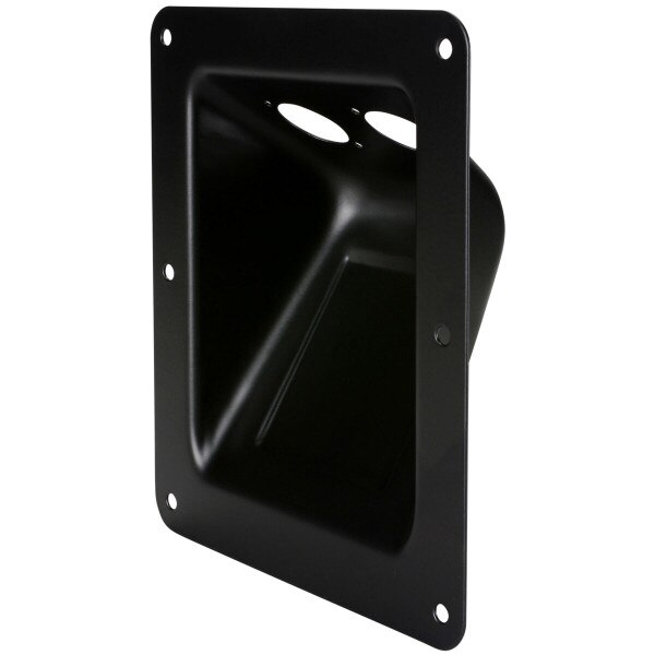 Angled Metal Speaker Cabinet Input Dish