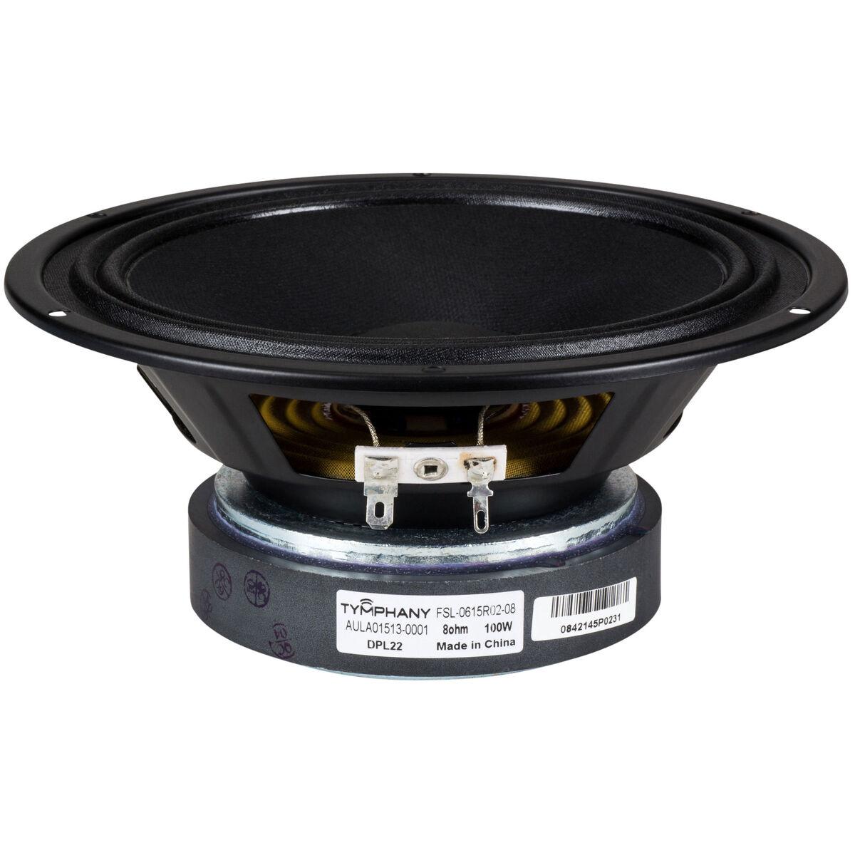 Peerless by Tymphany FSL-0615R02-08 Professional 6-1/2" Midrange Woofer ...