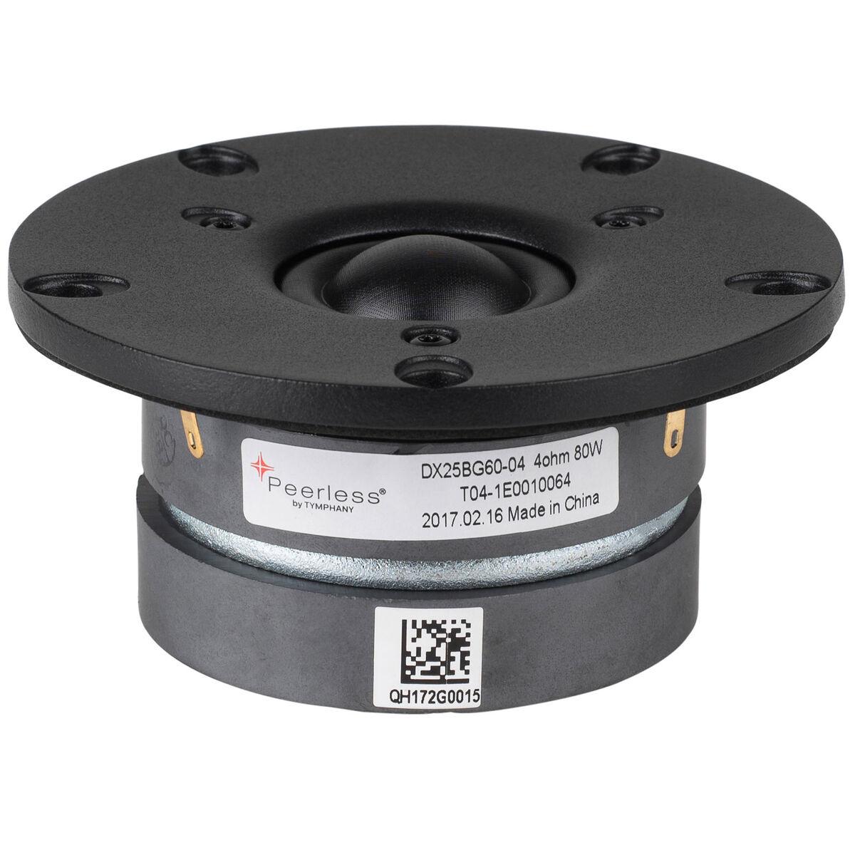 Peerless DX25BG60-04 1" Silk Dome Tweeter 4 Ohm