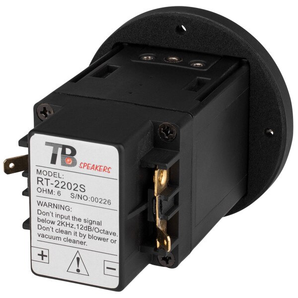 Tang Band RT-2202S Aluminum Ribbon Tweeter Matched Pair 6 Ohm